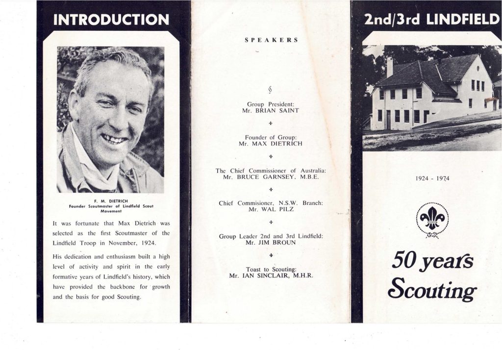 History - 2nd/3rd Lindfield Scouts
